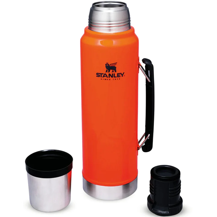 STANLEY LEGENDARY 1.0L CLASSIC BOTTLE - BLAZE ORANGE | jwfish