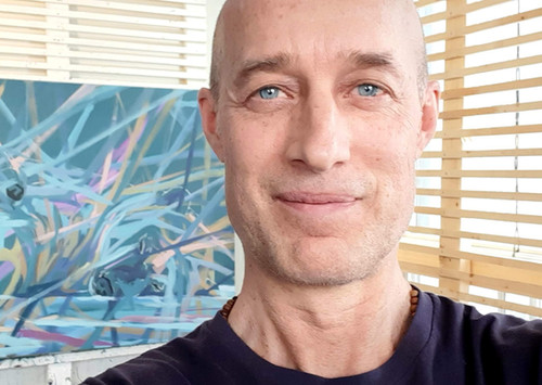 Keith in his studio 2022 | Keith Dalgleish