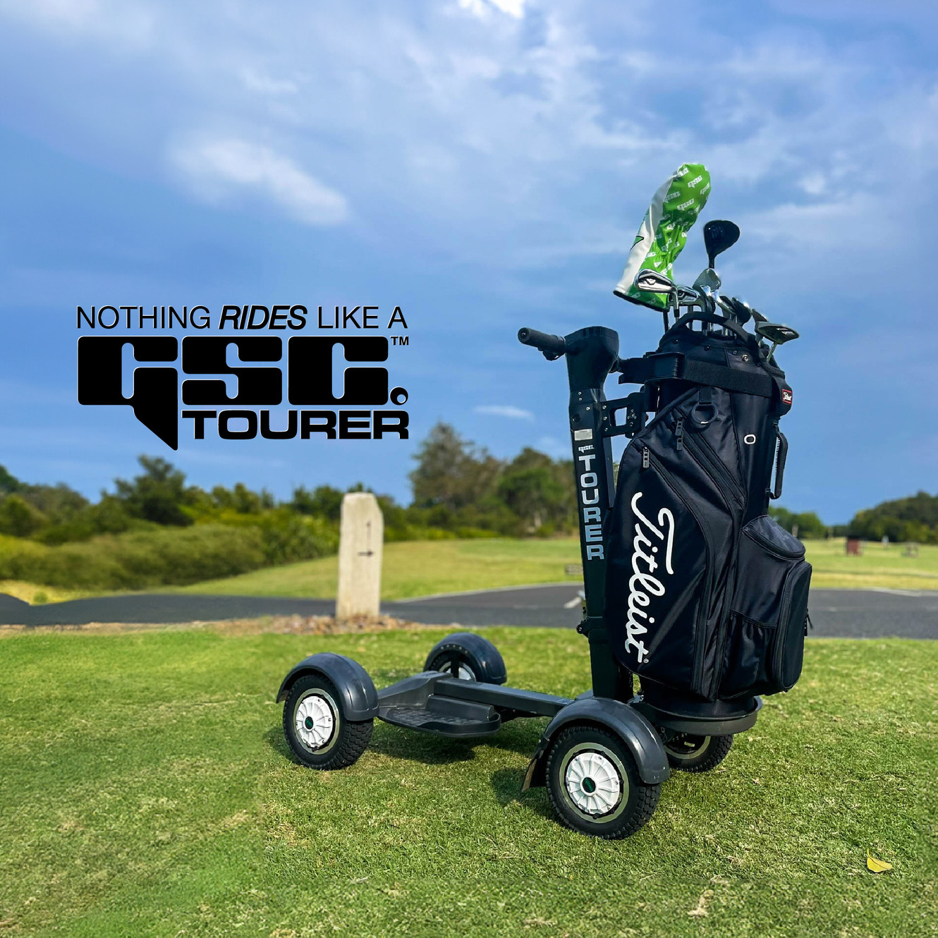 Golf Skate Caddy Distributers NZ | The GSC™ TOURER from Golf Skate ...