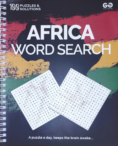 Africa Word Search, 100 Puzzles & Solutions by Gidi Games | MumzCentral ...