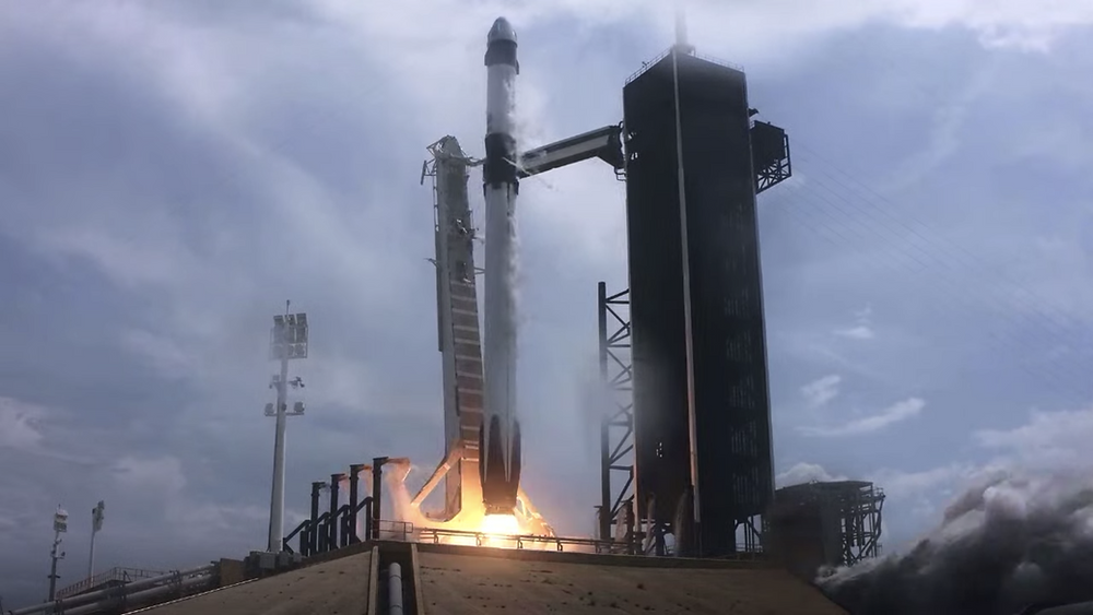 SpaceX's historic launch succeeds on its second attempt