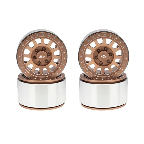 RC Hop Ups 2.9" CNC Aluminum Bead Lock Wheels (4) (Pink) | RC Hop Ups