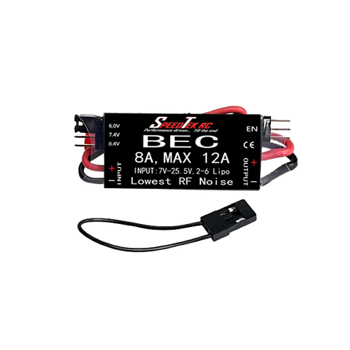 SpeedTek RC 12 Amp Adustable BEC | SpeedTek RC