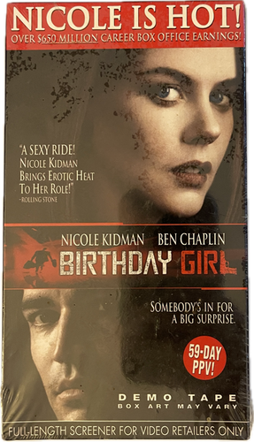 Birthday Girl [NEW][SEALED][PROMO][VHS] | Heavy Heads Records | https ...
