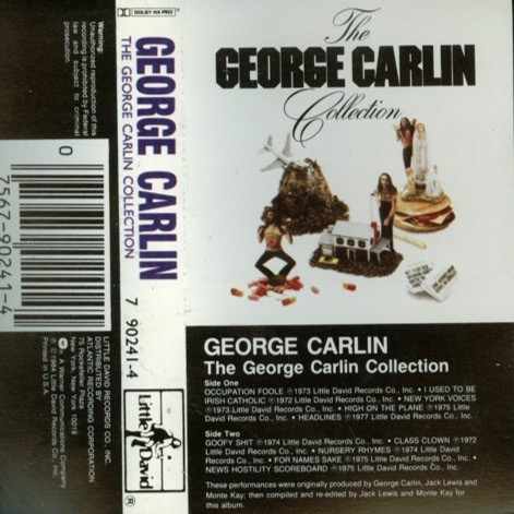 George Carlin - The George Carlin Collection [USED][CASSETTE] | Heavy ...