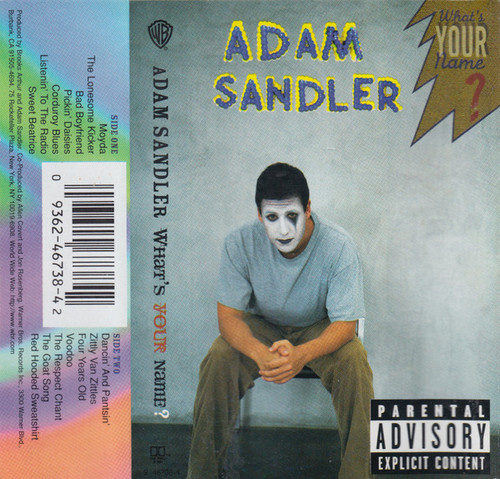 Adam Sandler - What's Your Name? [USED][CASSETTE] | Heavy Heads Records ...