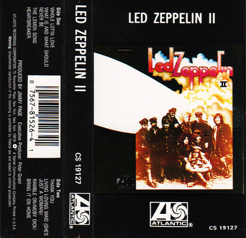 Led Zeppelin - II [USED][CASSETTE] | Heavy Heads Records | https ...
