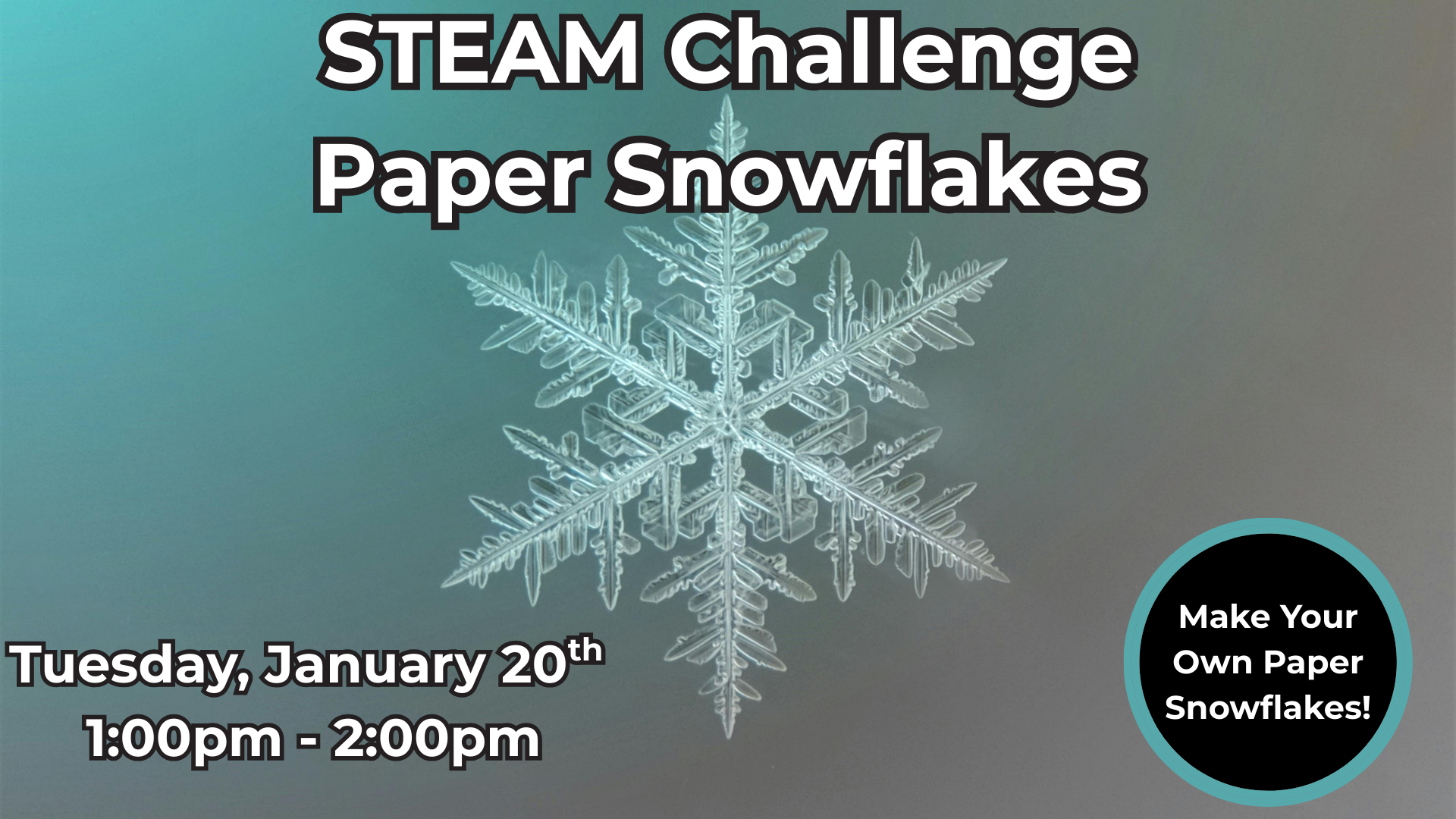 STEAM Challenge: Paper Snowflakes | Las Vegas NHM