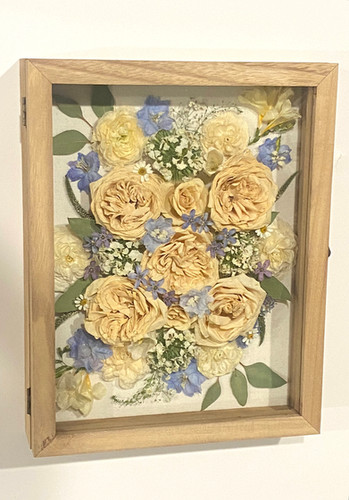 Floral Shadow Box | Full Bloom Flower