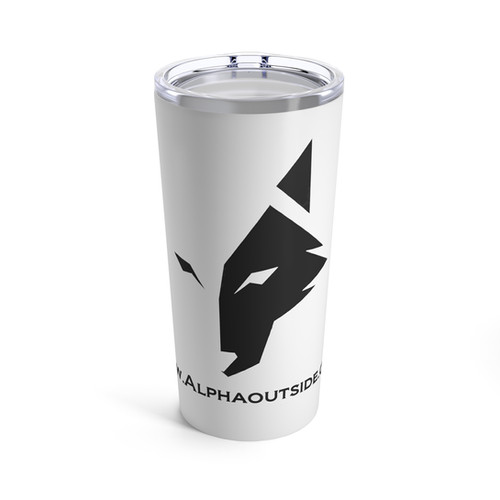 20oz Tumbler with Alpha Design - Stainless Steel Insulated Tumbler ...