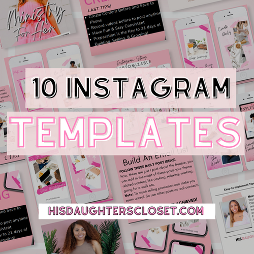 The Instagram 21-Day Challenge & Templates | His Daughter's Closet, Inc.