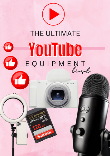 The Ultimate YouTube Equipment List | His Daughter's Closet, Inc.