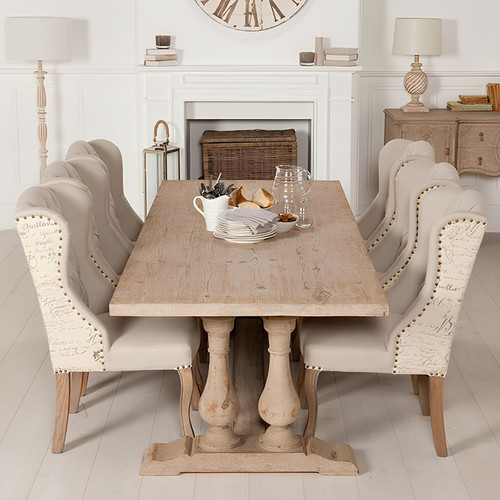The Malabar Rustic Stain Dining Table | The Jodhpore