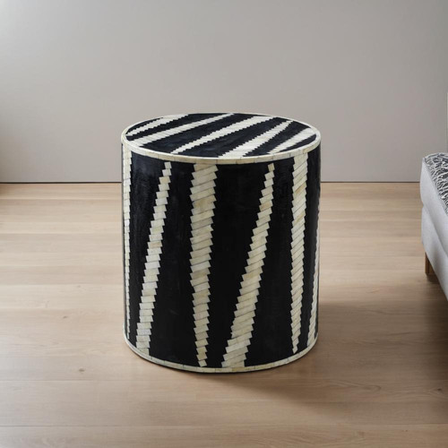 Get The Rewasa Bone Inlay End Table Now – Limited Stock