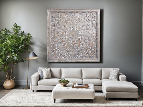 The Shriya Rustic Mandala Wall Panel | The Jodhpore