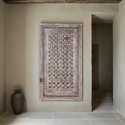 Janaka Rustic Jaali Wall Panel | The Jodhpore