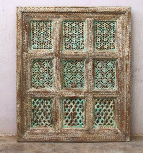 The Indraya Antique Jaali Wall Panel | The Jodhpore