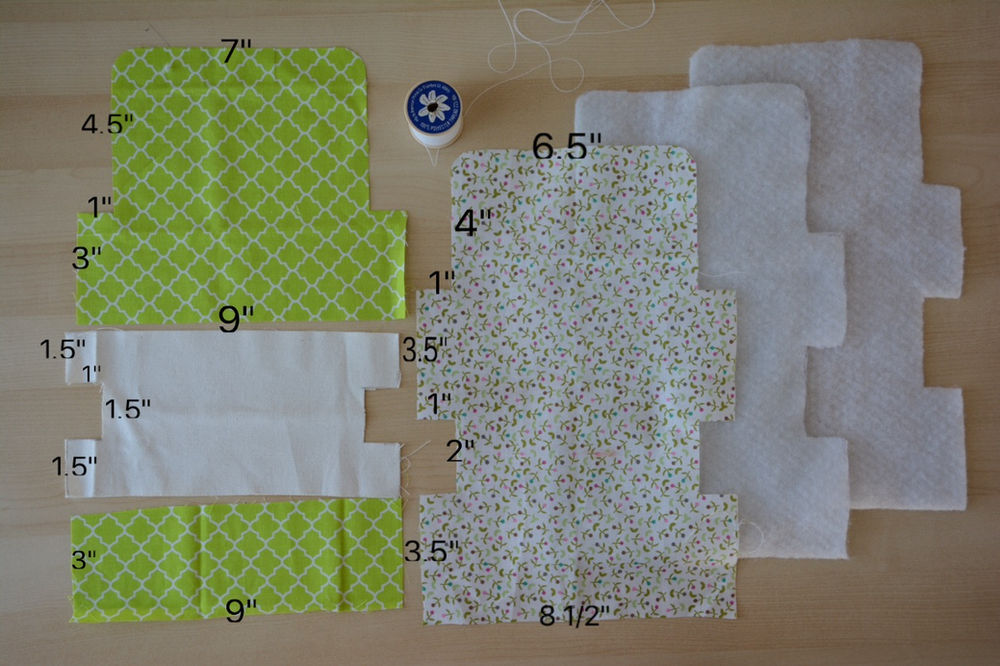 Box Pouch with Fold-Over Flap