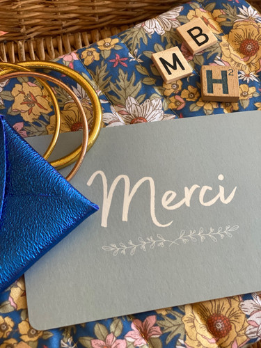Billet doux "Merci" | Atelier Madelaine