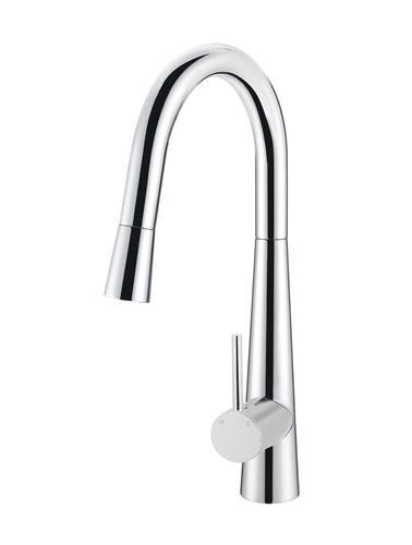 Round Pull Out Mixer Tap in Chrome | SHOPFORTILES