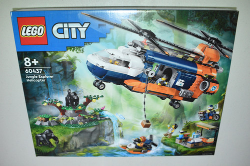 LEGO City 60437 Jungle Explorer Helicopter at Base Camp | Toy Harmony