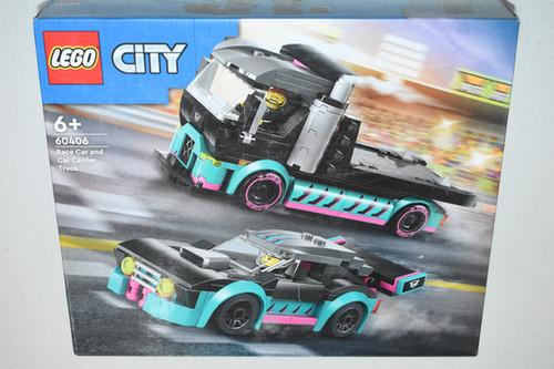 LEGO City 60406 Race Car and Car Carrier Truck | Toy Harmony
