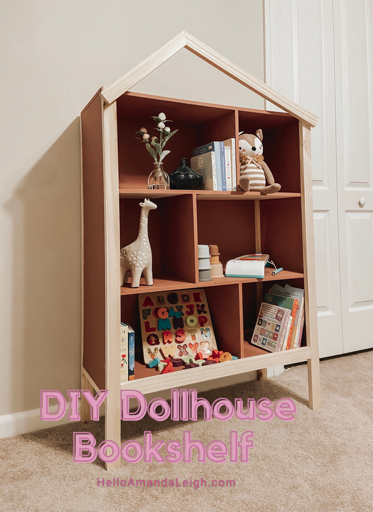 DIY Dollhouse Bookshelf