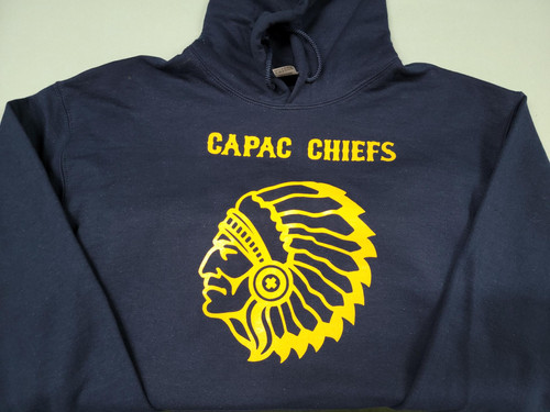 Capac Chief Head Hoodie | weworkdesigns