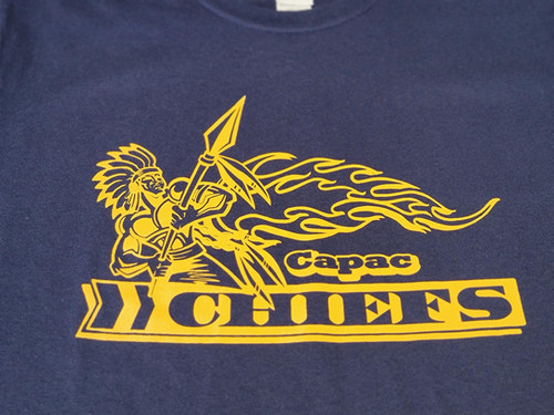 Warrior with spear and flame Capac T-Shirt | weworkdesigns