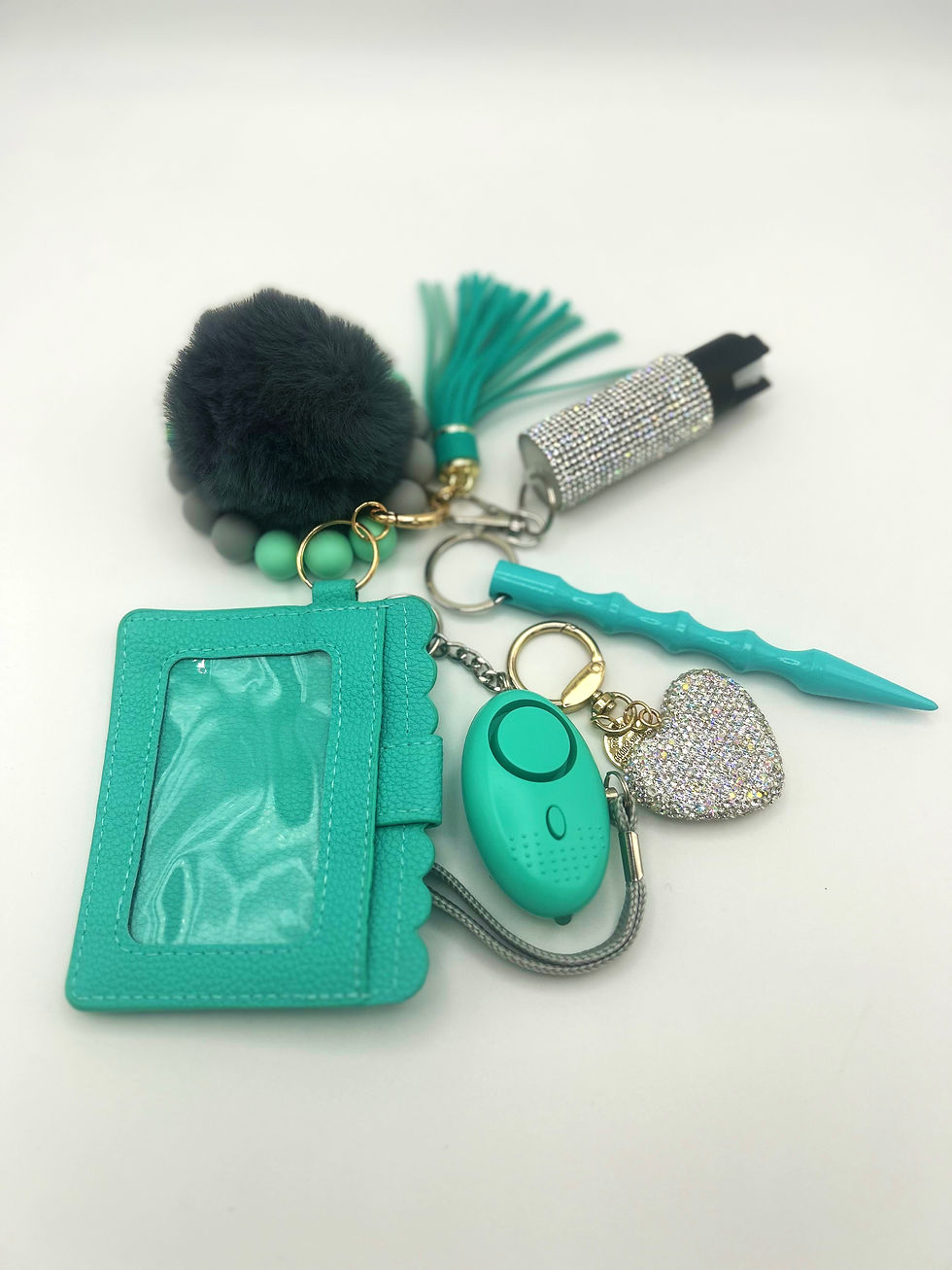 Teal Bling Wallet | She Safety
