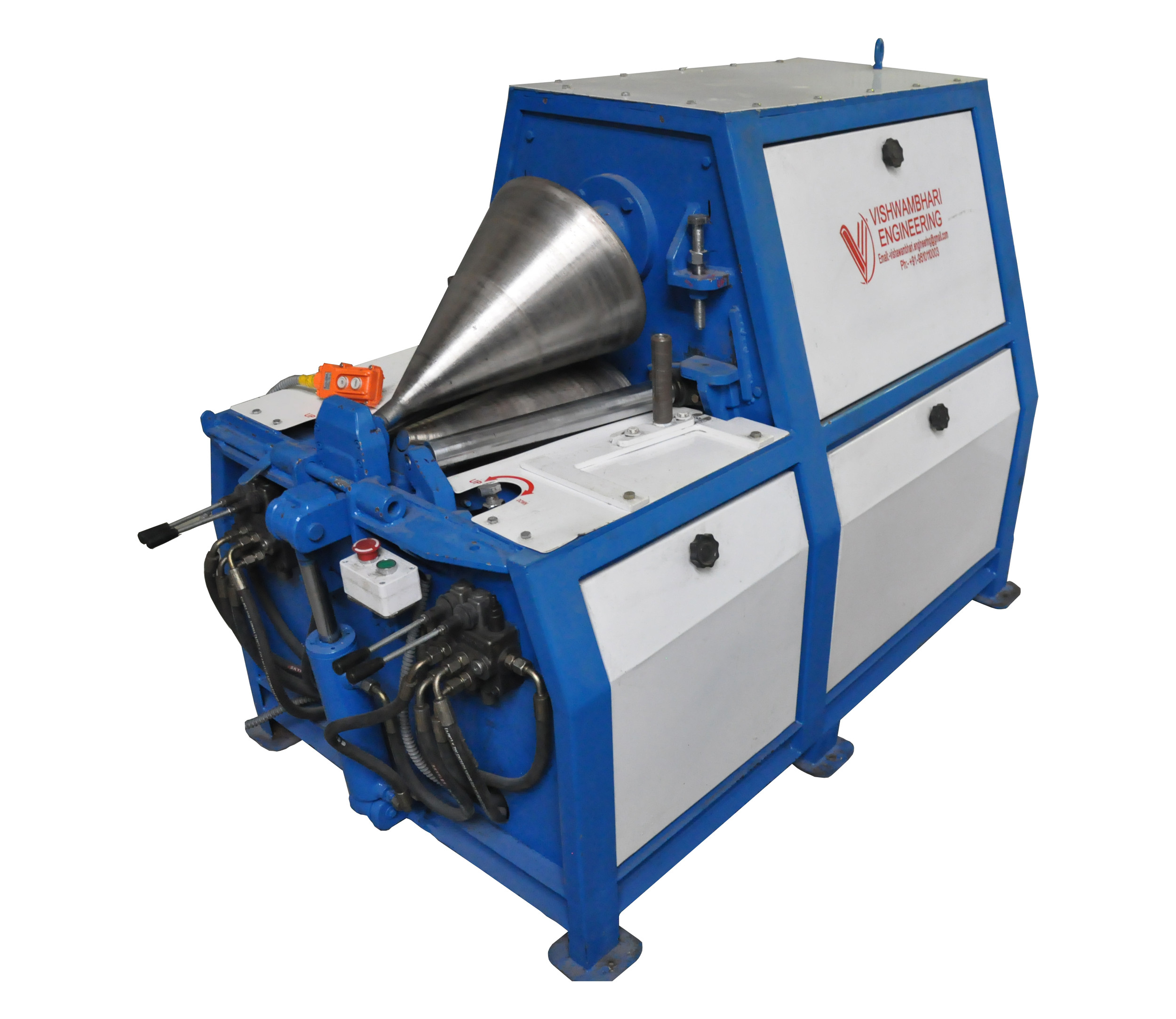 Small Diameter Cone Bending Machines with 4 Roll | VESURFACE INDIA