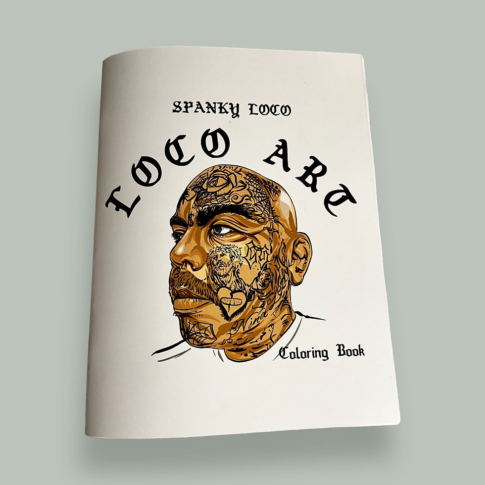Spanky Loco “LOCO ART” coloring book | So Loco Brand
