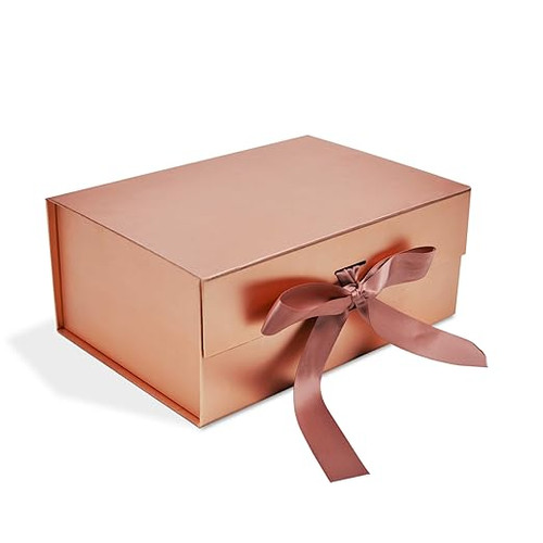 Luxury Rose Gold Foldable Gift Box - Chennai -Buy Rigid Boxes
