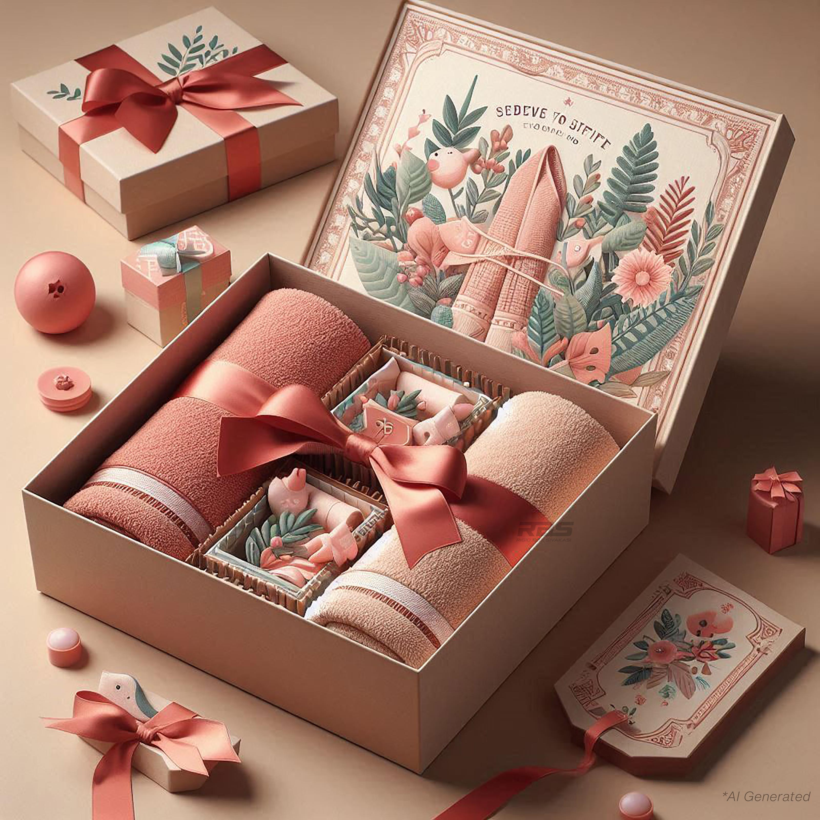 Bath Towel Gift Packaging Box