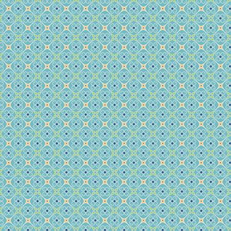 Riley Blake -Cozy Wrapping Paper Blue | Primitive Sewing Bou