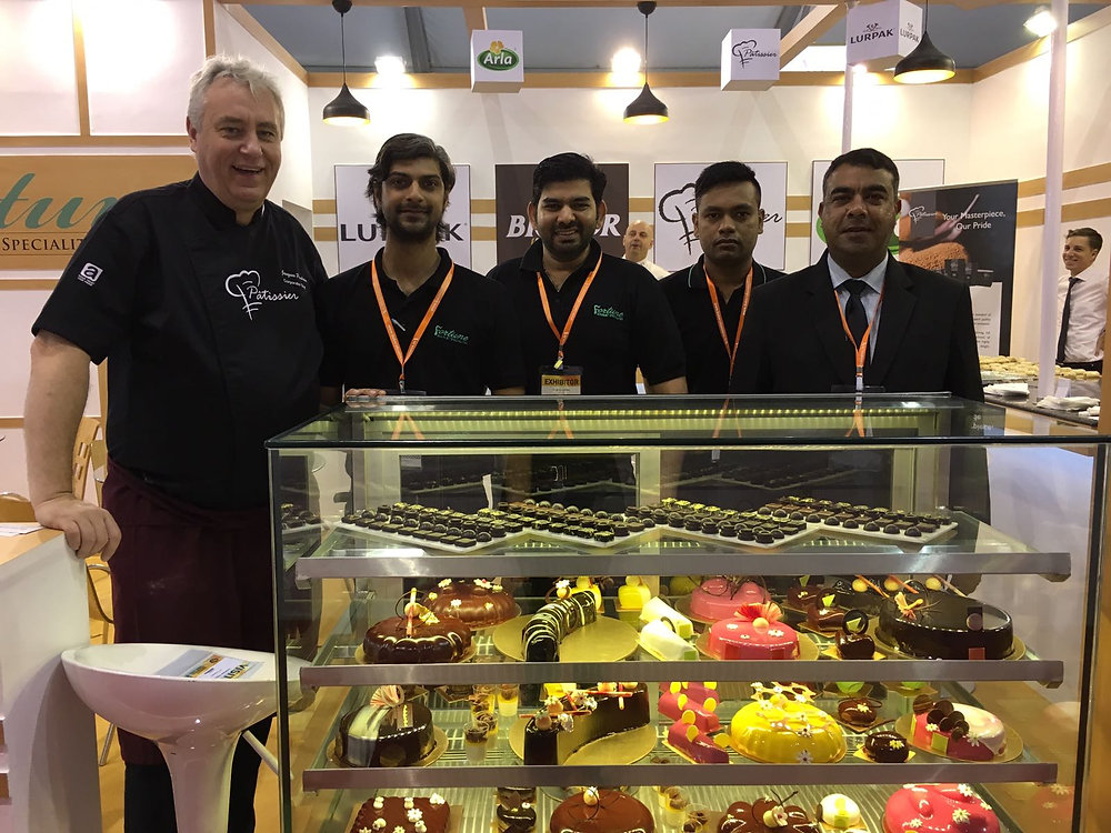 Pâtissier Showcase in Bakery Business Trade Show at India