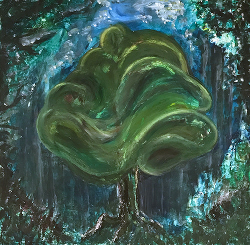 The Tree Where We Use to Meet by Virginia Cook | Post-Road-Art-Center