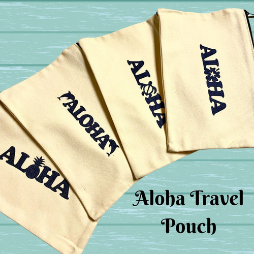 ALOHA TRAVEL POUCH | ALOHA CREATION CLUB