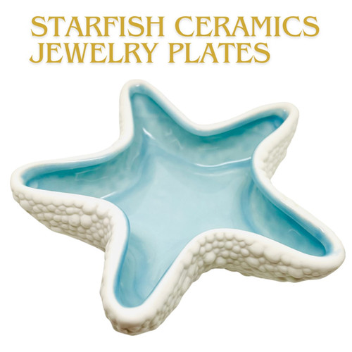 Starfish Ceramics Jewelry Plates | ALOHA CREATION CLUB