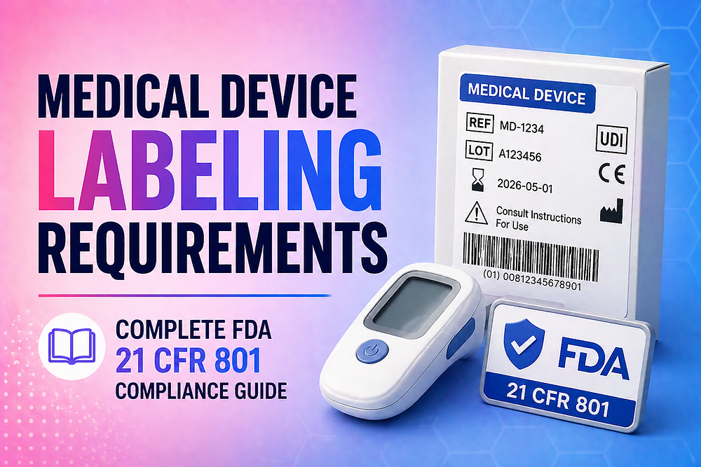 Medical Device Labeling Requirements: Complete FDA 21 CFR 801 ...