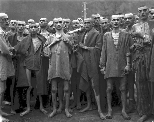 Prisoners at Ebensee Concentration Camp, 1945 | historyshoppe