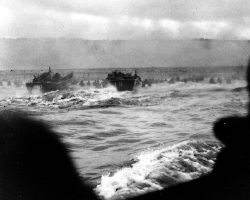 LCVP Landing Craft Hit Omaha Beach on D-Day, 1944 | historyshoppe