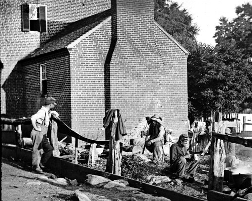 Town Scene with Union Soldiers in Culpeper, Virginia | historyshoppe