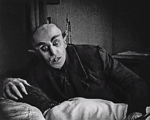 Max Schreck as Count Orlok in Nosferatu - Early Silent Horror Film ...