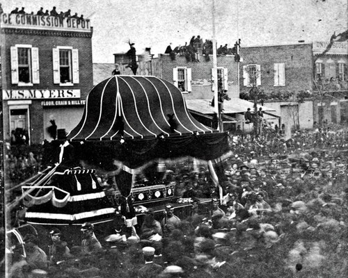 President Abraham Lincoln Funeral Parade in Philadephia - 1865 ...