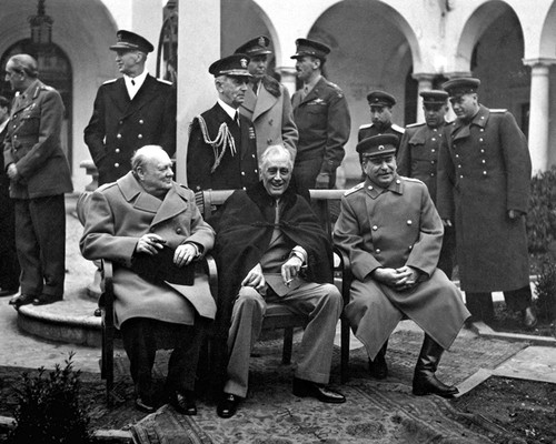 Conference of the Big Three at Yalta in 1945 | historyshoppe