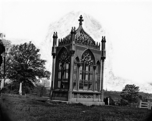 Civil War View of Pres. James Monroe's Tomb, Hollywood Cemetery ...