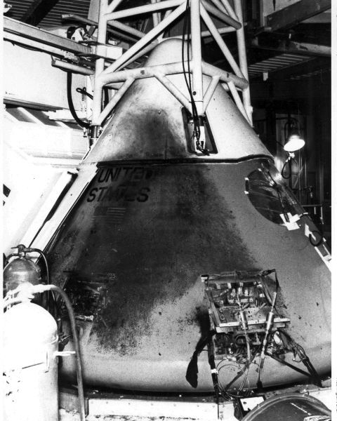 Command Module of Apollo 1 Destroyed by Fire, 1967 | historyshoppe