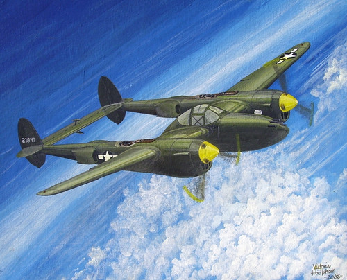 P-38 Lightning Art Print, Open Edition | historyshoppe