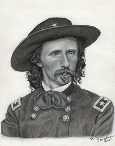 General George A. Custer Art Print, Open Edition | historyshoppe